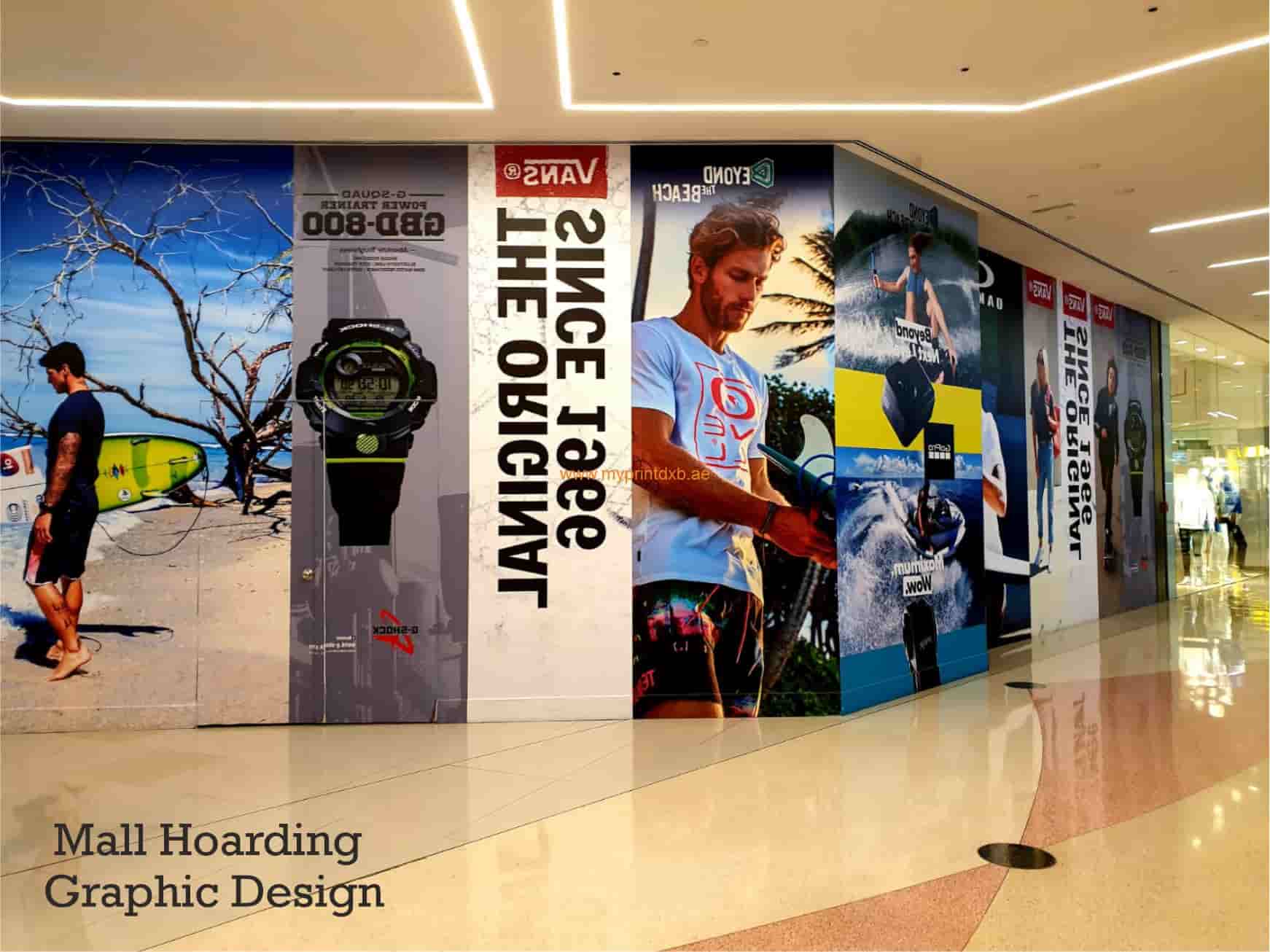 Mall hoarding graphics printing dubai - MY PRINT ADVERTISING DUBAI